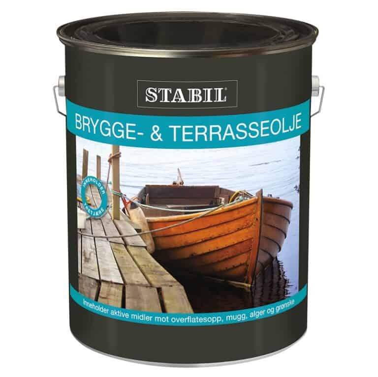 Stabil Bryggeolje - Terrasseolje med tjære - Maxmaling.no