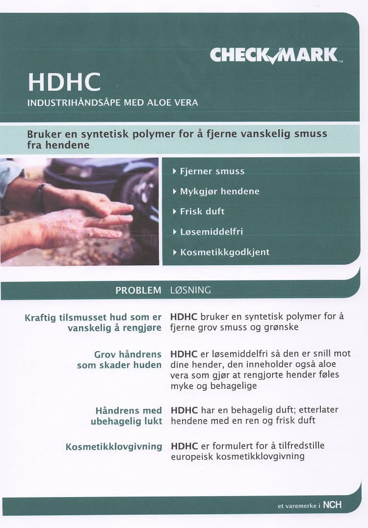 HDHC produktdata - Maxmaling.no