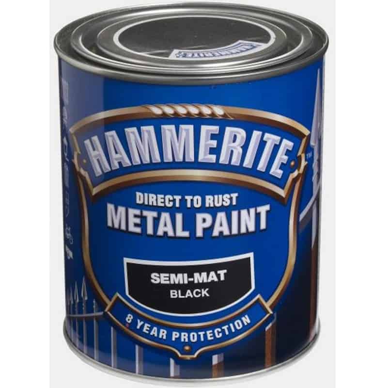 Hammerite Semi Matt Metallmaling rett på rust 750 ml - Maxmaling.no